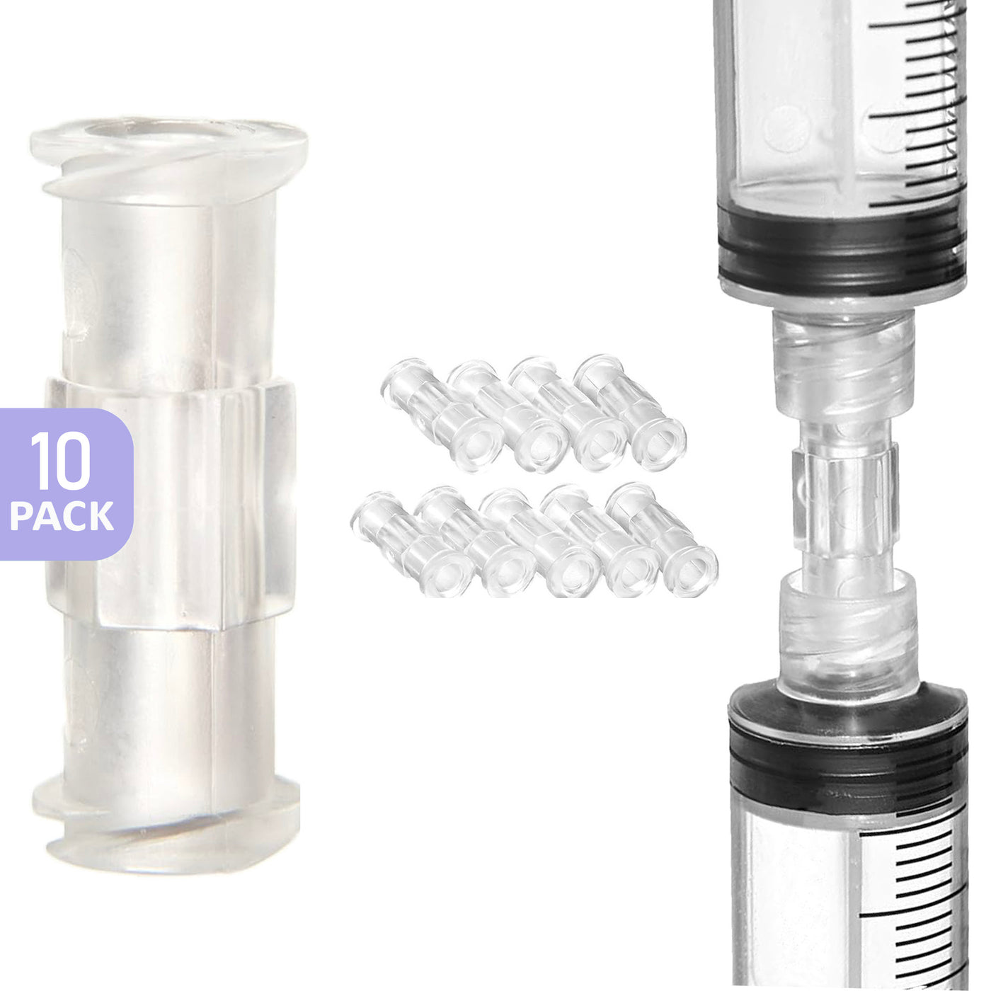 Sterile Luer Lock Syringe Adaptor Medical Connector – Charles Medical